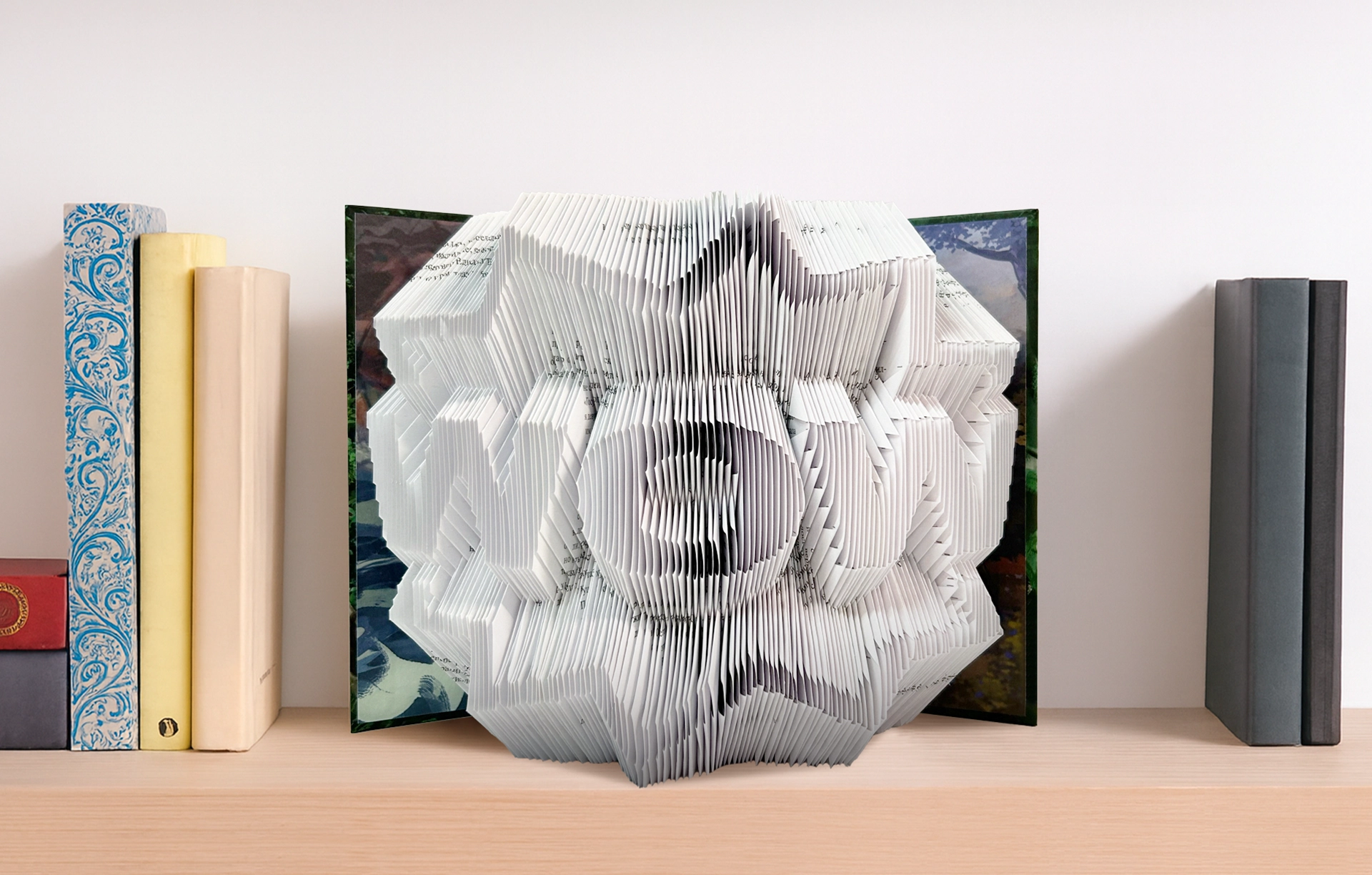How to Create a Book Folding Sculpture with Your Own Hands