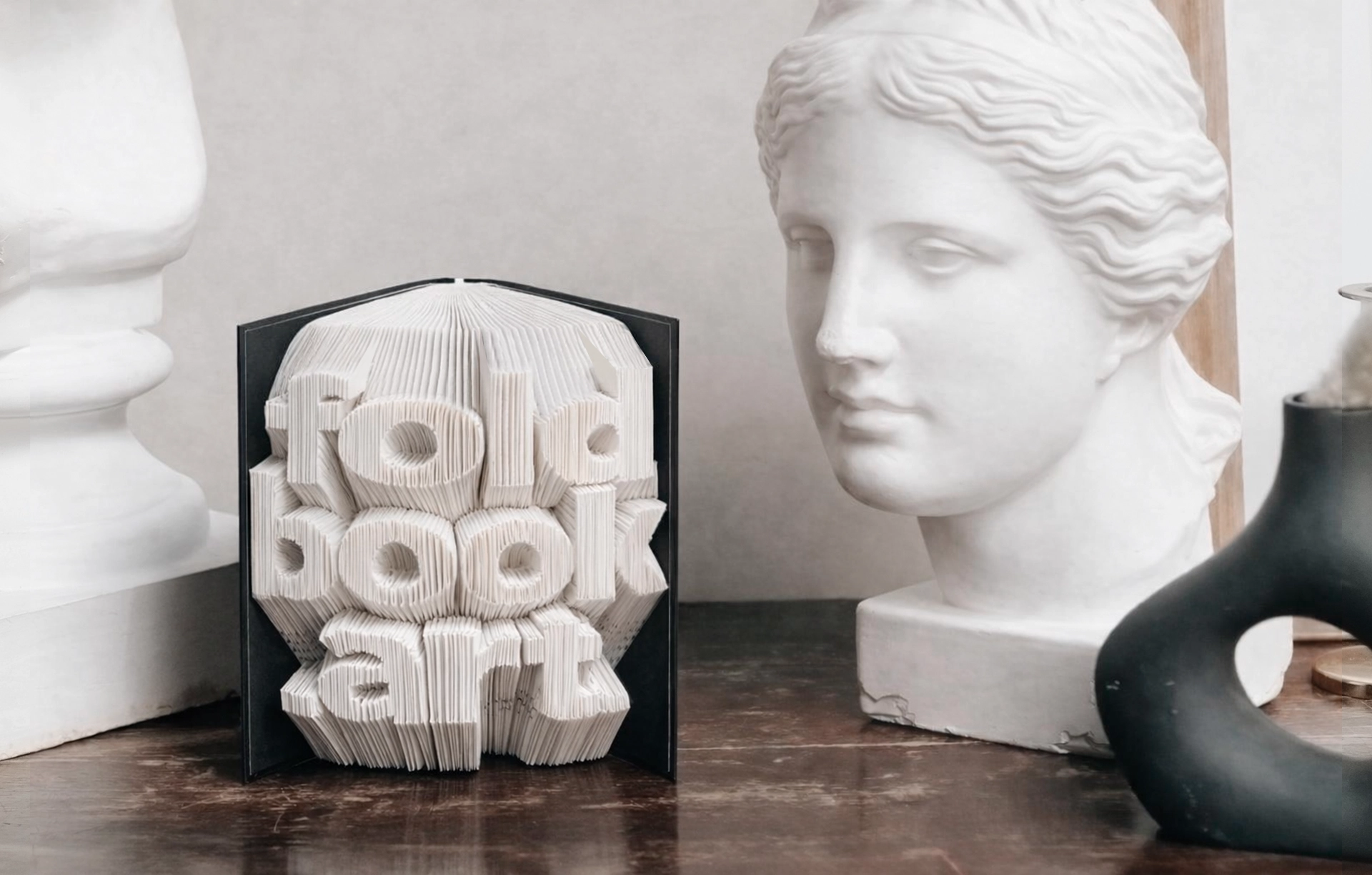 How to Create a Book Folding Sculpture with Your Own Hands